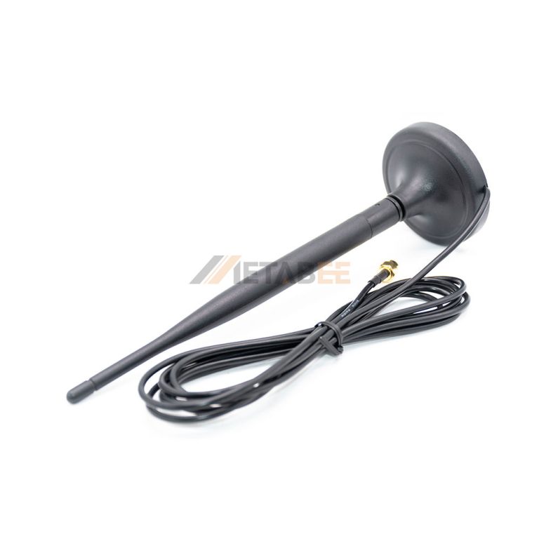 Rubber Duck SMA Antenna with Magnetic Base - MetabeeAI