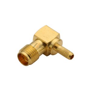 90 Degree Right Angle SMA Female Crimp Cable Type Connector - MetabeeAI