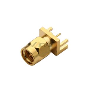 PCB Edge Mount SMA Male Connector - MetabeeAI