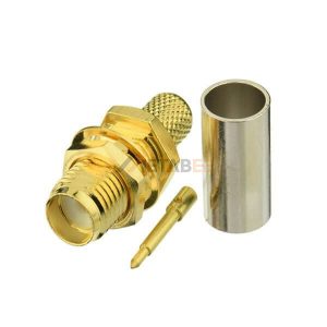RP-SMA Female Bulkhead Connector - MetabeeAI