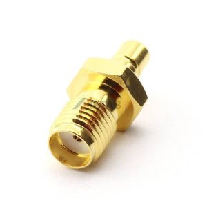SMA Female Crimp Bulkhead Panel Mount Connector - MetabeeAI