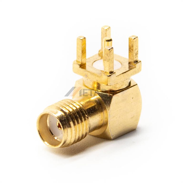 SMA Female PCB Through Hole Connector Panel Mount - MetabeeAI