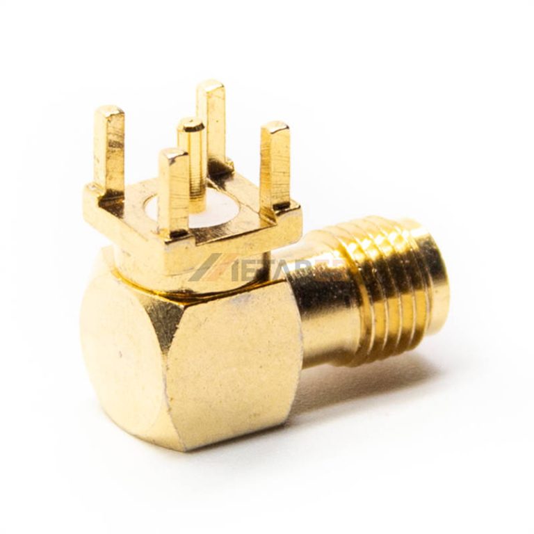 SMA Female PCB Through Hole Connector Panel Mount - MetabeeAI