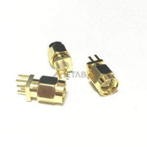 SMA Male PCB Edge Mount Connector, Straight, 50 Ohm - MetabeeAI