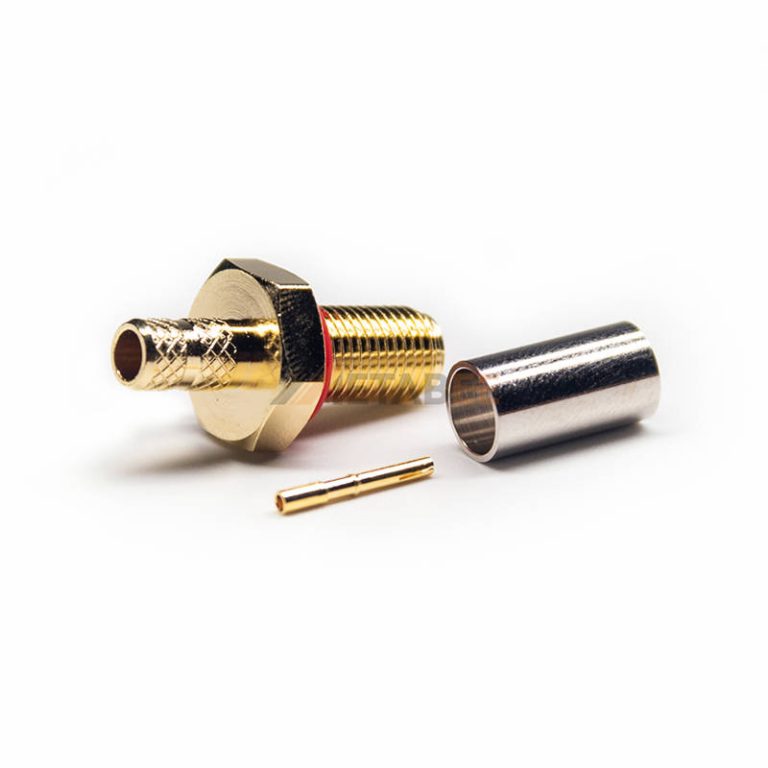 Straight SMA Jack Crimp Cable Type Connector 50 Ohm - MetabeeAI