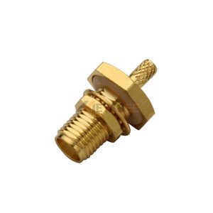 Waterproof SMA Female Bulkhead Panel Mount Connector - MetabeeAI