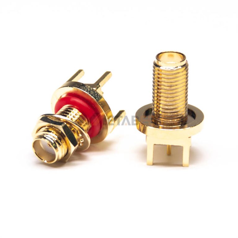 Waterproof SMA Female PCB Through Hole Connector 50 Ohm - MetabeeAI