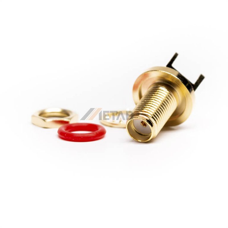 Waterproof SMA Female PCB Through Hole Connector 50 Ohm - MetabeeAI