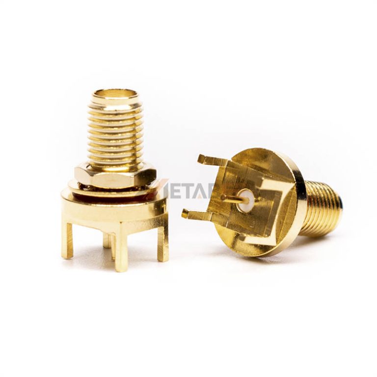 Waterproof SMA Female PCB Through Hole Connector 50 Ohm - MetabeeAI