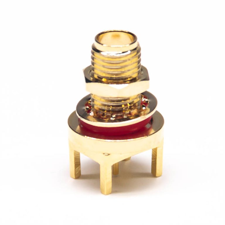 Waterproof SMA Female PCB Through Hole Connector 50 Ohm - MetabeeAI