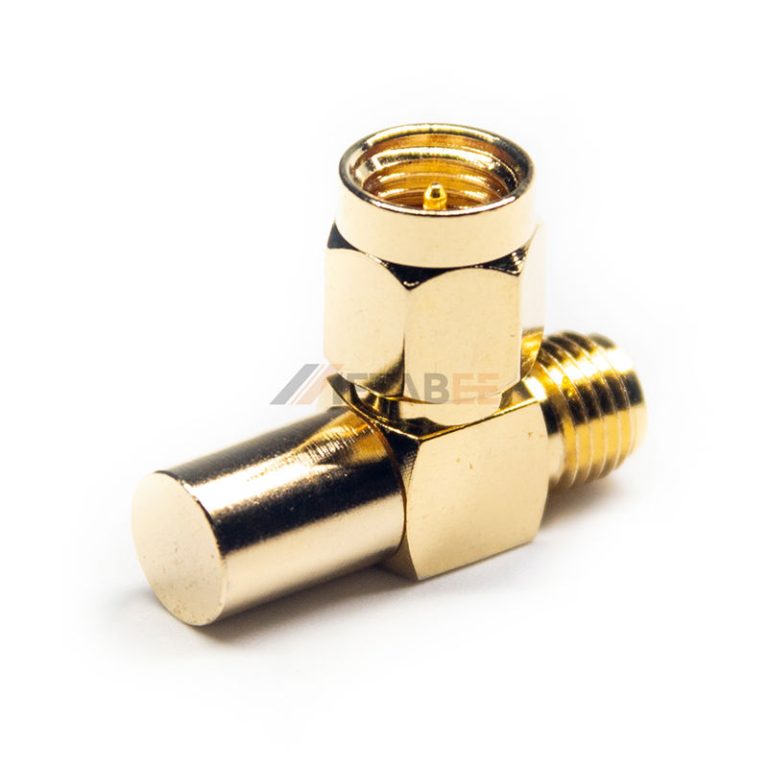 Right Angle SMA Female to Male Adapter - MetabeeAI