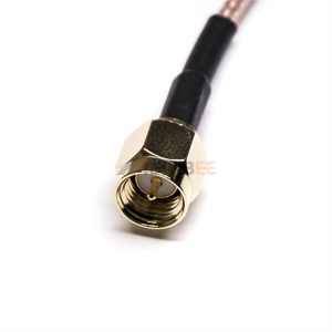 SMA Male to Bulkhead Panel Mount SMA Female Cable Assembly - MetabeeAI