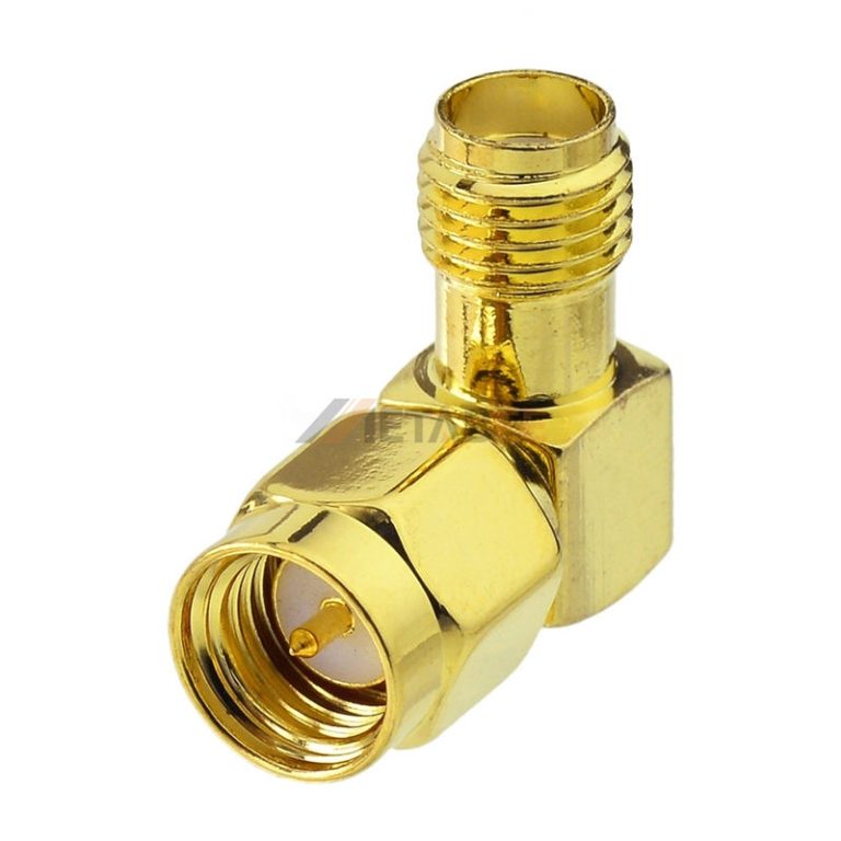 90 Degree Male to Female SMA Connector RF Adapter - MetabeeAI