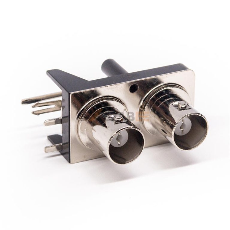 Double BNC Female Through Hole Panel Mount Connectors - MetabeeAI