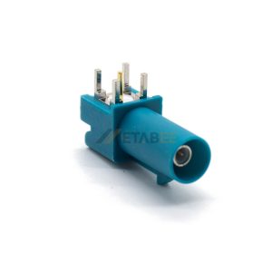 Fakra Z Male Connector Through Hole Mount for PCB, Right Angle - MetabeeAI