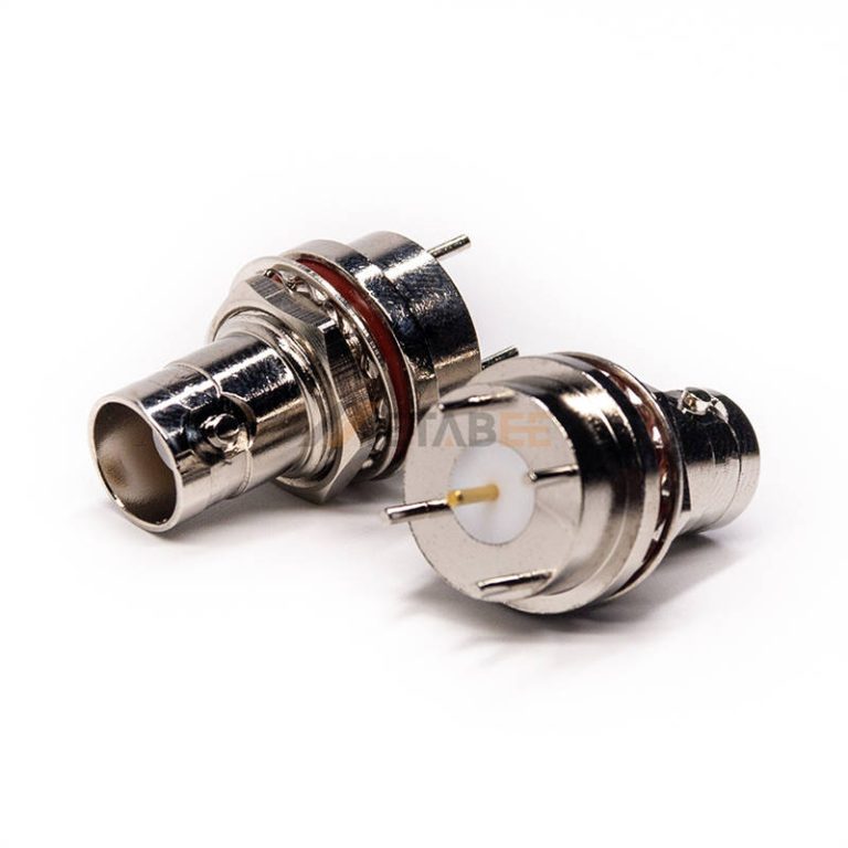 Hermetic BNC Female Bulkhead Connector Through Hole Mount - MetabeeAI
