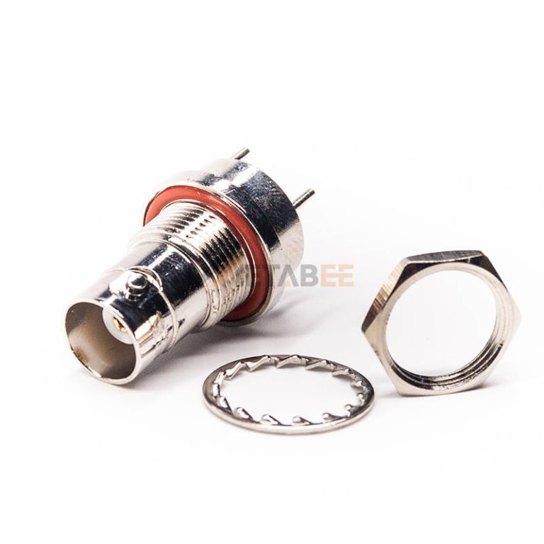 Hermetic BNC Female Bulkhead Connector Through Hole Mount - MetabeeAI