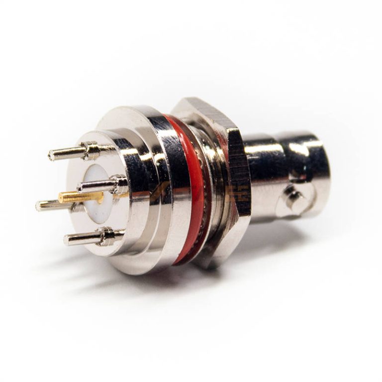 Hermetic BNC Female Bulkhead Connector Through Hole Mount - MetabeeAI