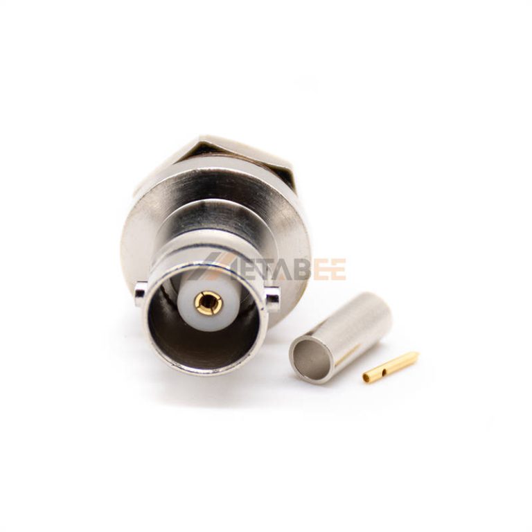 BNC Female Chassis Bulkhead Panel Mount Connector - MetabeeAI