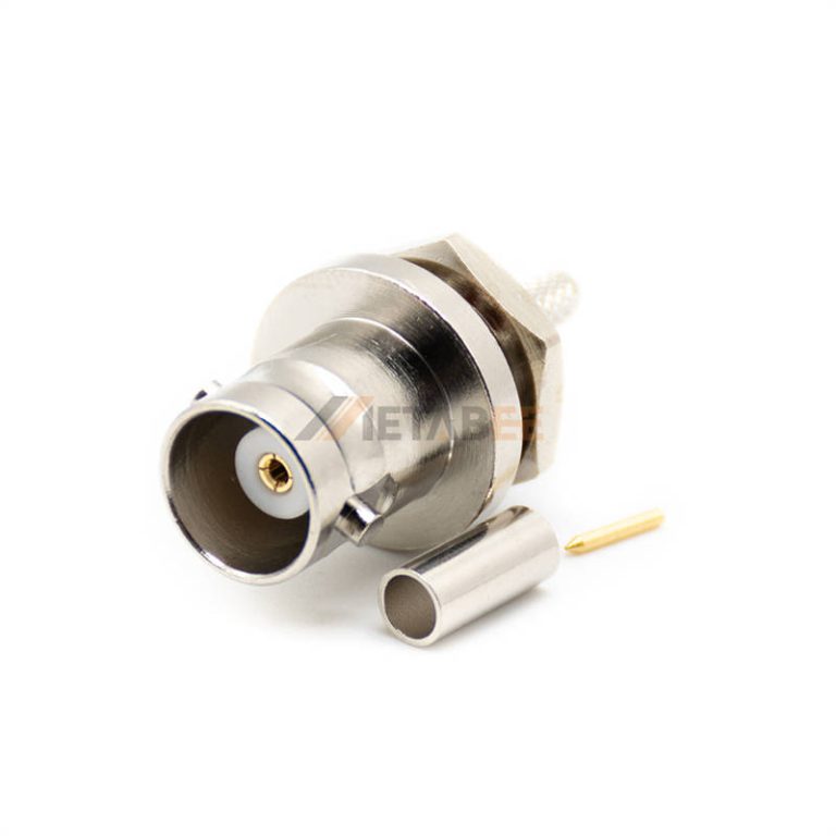 BNC Female Chassis Bulkhead Panel Mount Connector - MetabeeAI