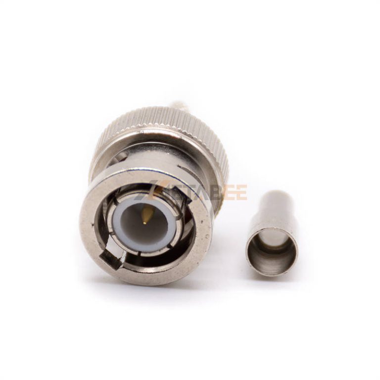 BNC Male Connector Crimp Attachment for RG174 Coaxial Cable - MetabeeAI