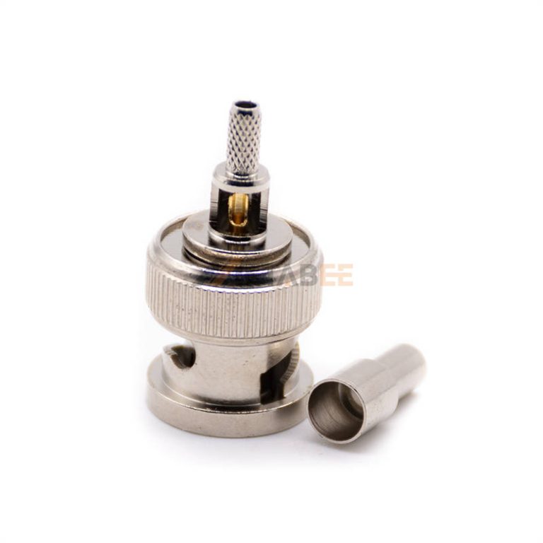 BNC Male Connector Crimp Attachment for RG174 Coaxial Cable - MetabeeAI