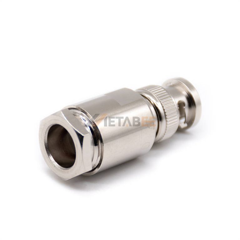 BNC Male Connector Crimp Attachment for RG174 Coaxial Cable - MetabeeAI