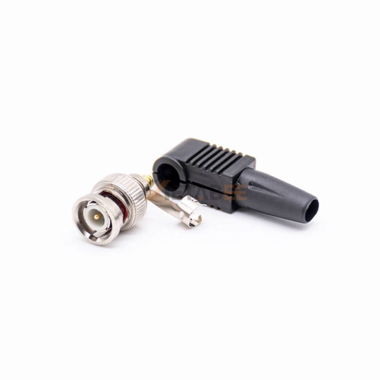 Right Angle RG316 BNC Male Connector Crimp Type Attachment - MetabeeAI