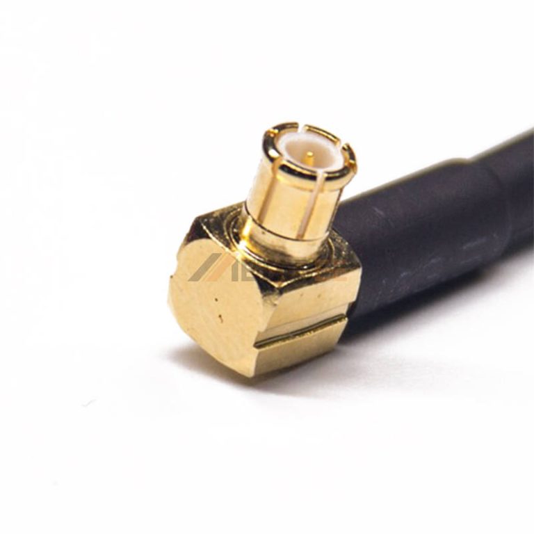 Right Angle MCX Male to Bulkhead BNC Female Pigtail Cable - MetabeeAI