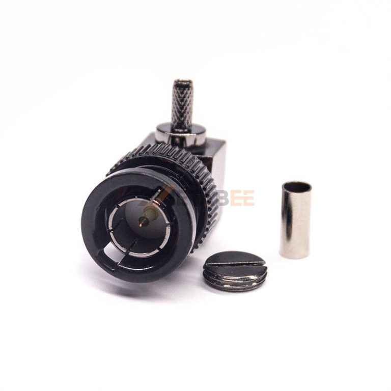 Right Angle RG316 BNC Male Connector Crimp Type Attachment - MetabeeAI