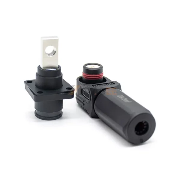 Right Angle 8mm 120A Battery Storage Plug Connector - MetabeeAI