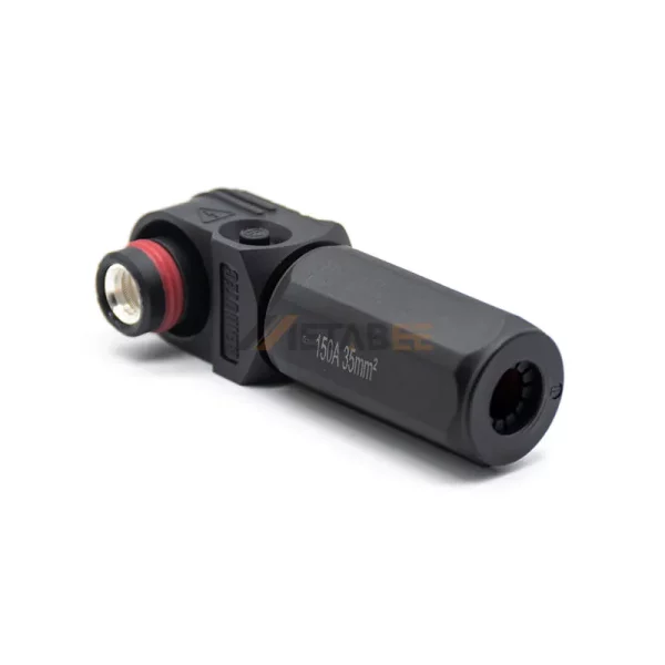 Right Angle 8mm 150A HV Battery Storage Plug Connector - MetabeeAI