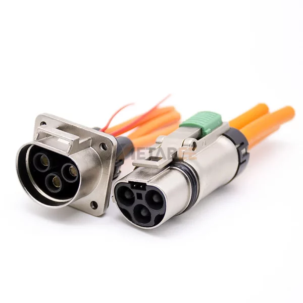 35A 3.6mm HVIL High Voltage Interlock Loop Cable, 3 Pin Plug MetabeeAI