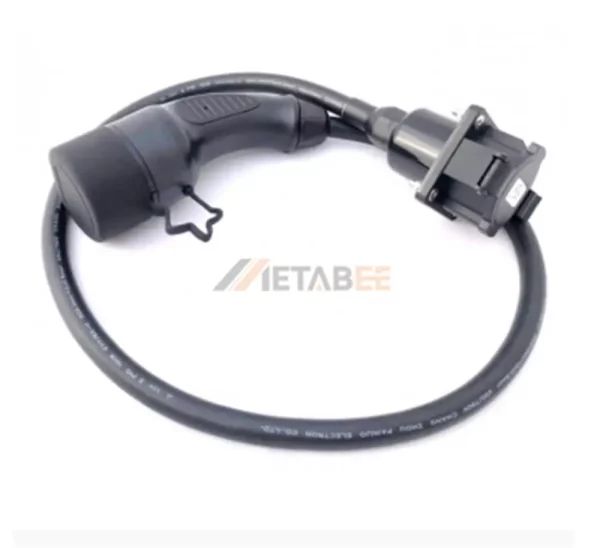 IEC 62196-2 Type 2 Plug to SAE J1772 Type 1 Socket AC Adapter MetabeeAI