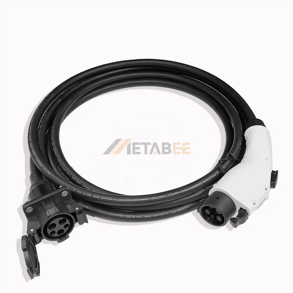 SAE Type 1 AC EV Cable, Charging Plug, Single Phase, 16A, 240V MetabeeAI